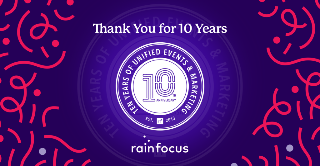 Reflecting on the Events Industry Evolution: 10 Years of RainFocus ...